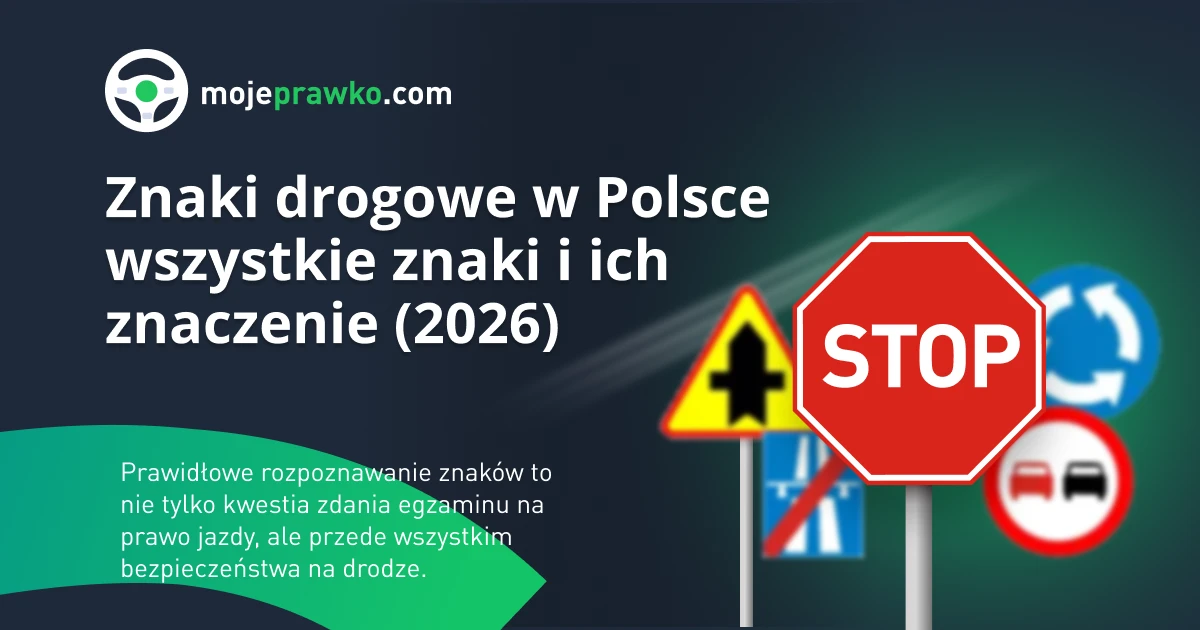 Znaki ostrzegawcze – wszystkie znaki A z opisem | MojePrawko.com